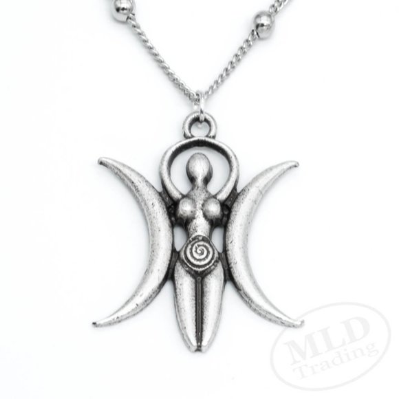 Jewelry | Wiccan Fertility Moon Goddess Pregnancy Talisman Pendant ...